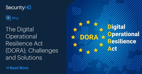The Digital Operational Resilience Act Dora Challenges And Solutions