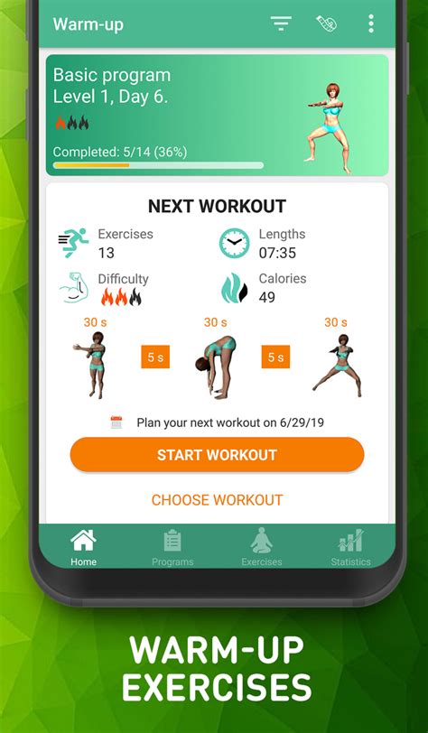 Warmup Exercises Flexibility Training Para Android Descargar