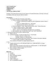 Lab Kinetics Pdf Lab Kinetics Lab Gabriela Cuadra CHM