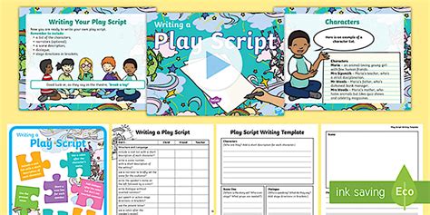 Write A Play Script Activity Pack — Ks2 Play Scripts