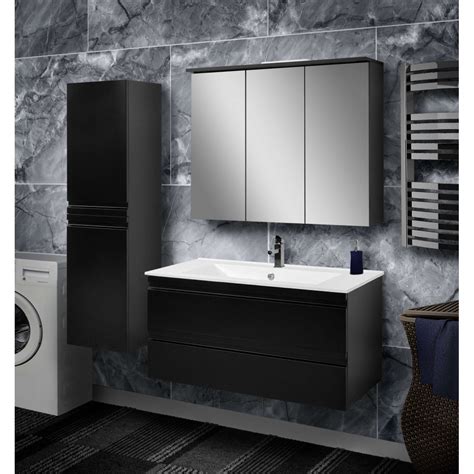 Тумба Dana 100 з умивальником Еліт 100 біла матова для ванної кімнати Ціна 11 600 грн