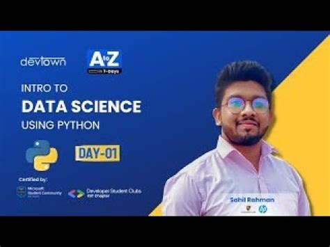 LIVE DAY 01 Intro To Data Science Using Python COMPLETE In 7