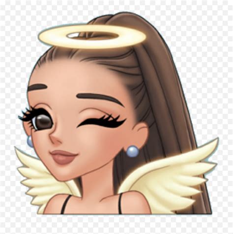 Arimoji Myarimoji Custom Emoji Angel Cartoon Snapchat Ariana Grande