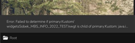 Widgets No Longer Show Up Error Rkustom