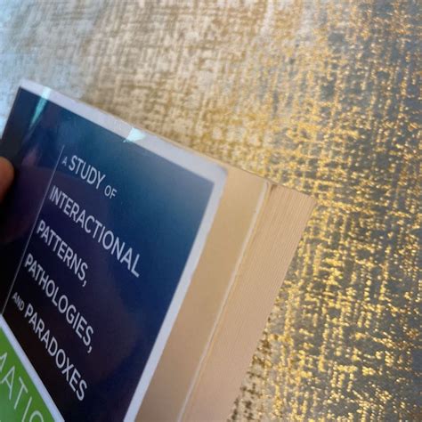 Pragmatics Of Human Communication By Paul Watzlawick Janet Beavin Bavelas Don D Jackson