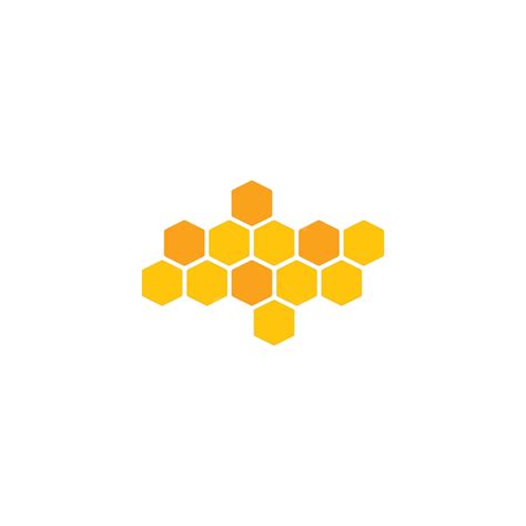 Honey Comb Logo Vector Icon Concept Sweet Health Bee Vector Sweet