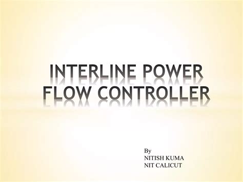 What Is Interline Power Flow Controller At Ben Gruner Blog