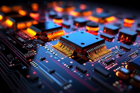 Premium Photo Circuit Symphony Technology Images