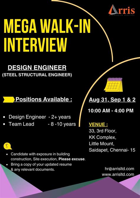 S D On Linkedin Arris Walkin Walkininterview Walkindrive Walkininterviews Interview…