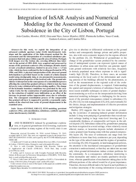 Pdf Ieee Journal Of Selected Topics In Applied Earth Observations And Remote Sensing 1