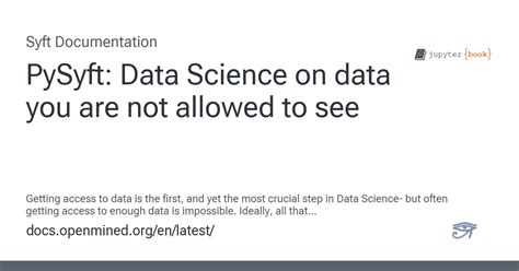 Yasmeen Khaled On Linkedin Pysyft Data Science On Data You Are Not