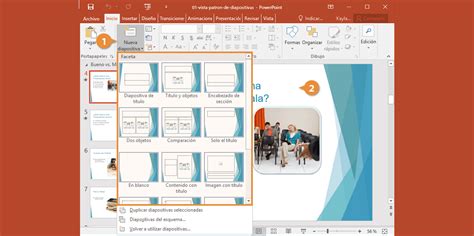 Exibição Mestre De Slides Do Powerpoint Edição Avançada