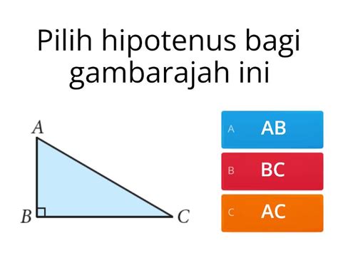 Teorem Pythagoras Kuiz