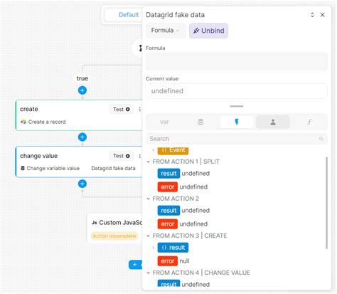 accessing workflow result variables in true false split ask us anything weweb community