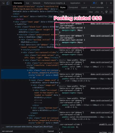 Fix Peeking Css Rules Getting Higher Precedence Than Responsive Gutter
