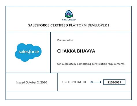 Focusonforce Salesforcedevelopers Platformdeveloperi Salesforce… Bhavya Chakka