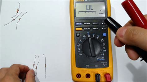 디지털 멀티미터dmm를 이용한 저항 측정방법 Youtube