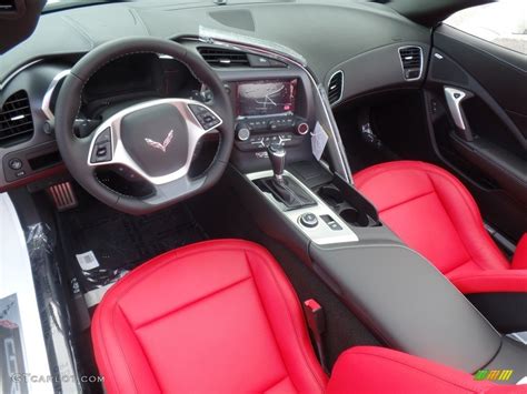 Adrenaline Red Interior 2019 Chevrolet Corvette Stingray Convertible
