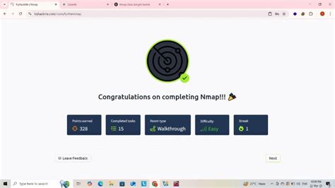 Cybersecurity Nmap Tryhackme Ethicalhacking Networking Durgadevi Manikandan