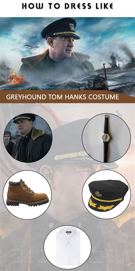 How To Dress Like Commander Ernest Krause Greyhound Tom Hanks