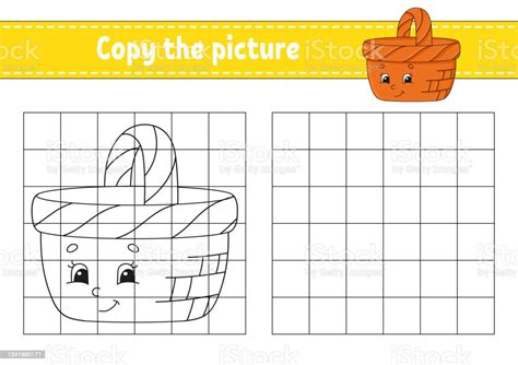 그림을 복사합니다 아이들을위한 색칠 공부 책 페이지 워크시트를 개발하는 교육 어린이를위한 게임 필기 연습 쿤 캐릭터 고리 세공에