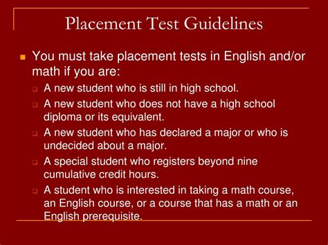 PPT Accuplacer Placement Testing PowerPoint Presentation Free Download ID 6729789