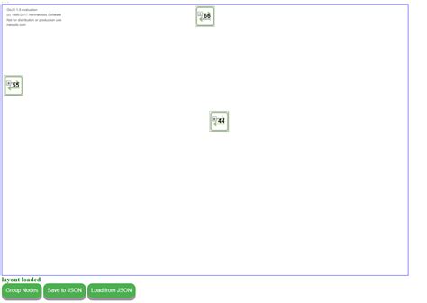 Loaded Groups From Json Are Not Loaded To The Position They Were Saved