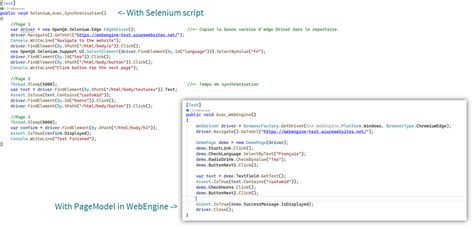 organize ui elements with pagemodel axa webengine test framework