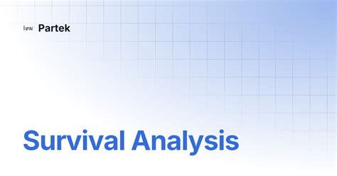 survival analysis partek