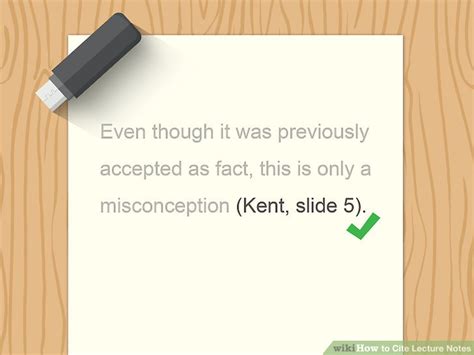 3 Ways To Cite Lecture Notes Wikihow