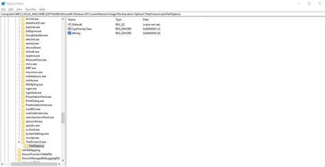 Setting Cpu Affinity With Regedit Rwindows10