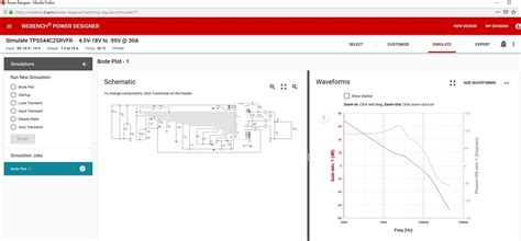Webench® Toolstps544b25 Unable To Find Crossover Frequency From Bode