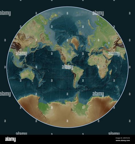 Cocos Tectonic Plate On The Wiki Style Elevation Map In The Lagrange