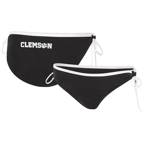 G Iii 4her By Carl Banks Clemson Tigers Perfect Match Bikini Bottom