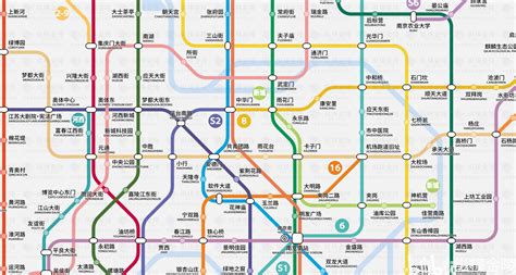 纵横金陵南京轨道交通线网规划2035 拓扑变形图实际比例图 哔哩哔哩
