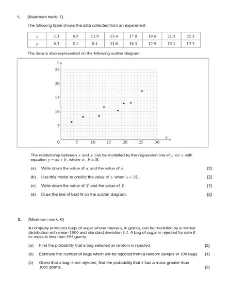 Ib Aa Hl Exam Paper 2 Practice A Pdf