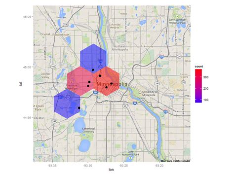 R Summarizing Latitude Longitude And Counts Data For Ggplot Usage