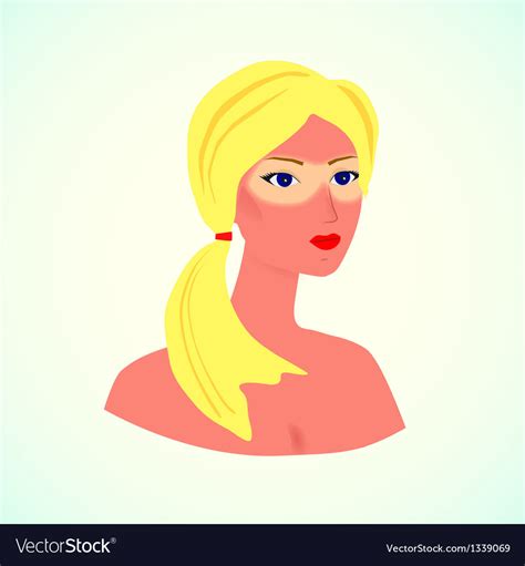 Girl With Skin Sunburn In The Beach Royalty Free Vector