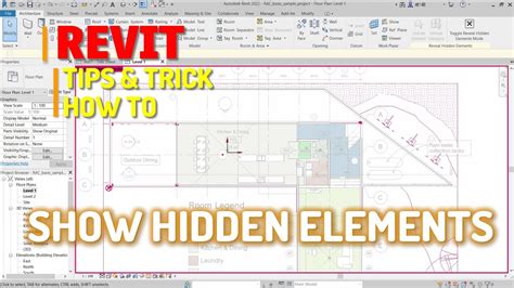Revit How To SHow Hidden Elements Tutorial YouTube