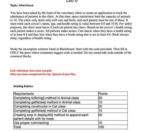 Solved Pls Help For Java Cls Lb6