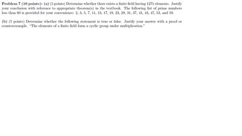 solved problem 7 10 points a 5 points determine