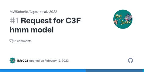 Request For C3f Hmm Model · Issue 1 · Mwschmid Ngou Et Al 2022 · Github