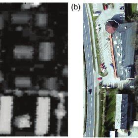 A Lidar Range Data B High Resolution Satellite Imagery Download Scientific Diagram