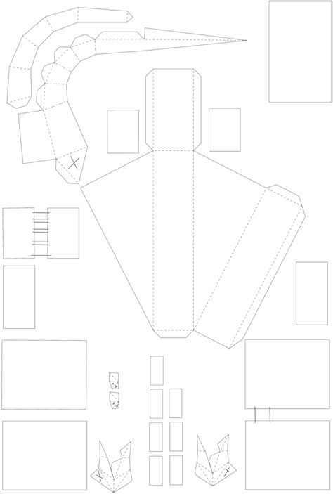 Dutchad Papercraft C Right Triangle 木虎muffius Ko Fi Shop