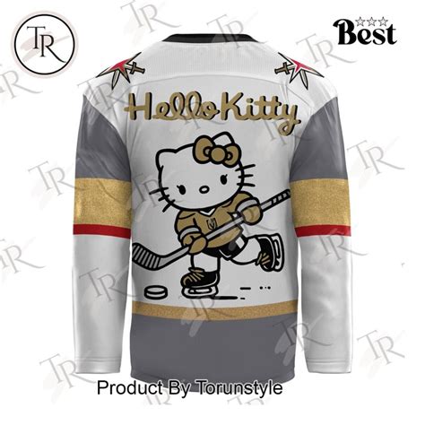 Vegas Golden Knights Hello Kitty Knight 2024 Hockey Jersey White Torunstyle