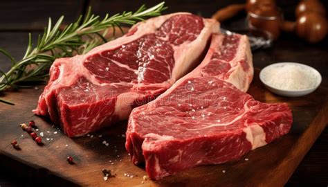 Tomahawk Steak Cut Pieces Closeup Stock Illustration Illustration Of