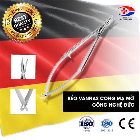 🔆 Kéo Vannas Cong Thẳng Mạ Mờ Cn Đức Công Ty Thiết Bị Y Tế Minh Phương Nhà Nhập Khẩu Và