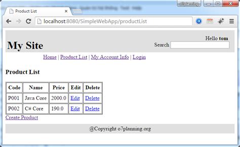 create a simple java web application using servlet jsp and jdbc