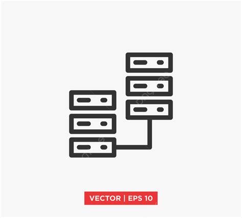 데이터 베이스 서버 아이콘 벡터 일러스트 레이 션 정보 단순한 Png 일러스트 및 벡터 에 대한 무료 다운로드 Pngtree