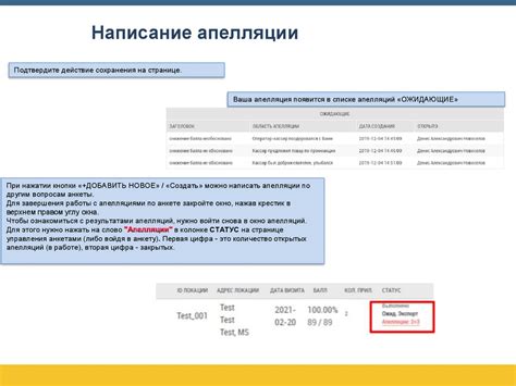 Инструкция по подаче апелляций презентация онлайн